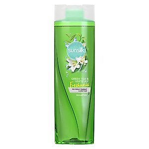 Sunsilk Green Tea & White Lily Shampoo, 370 ml
