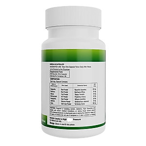 BP Control for Pressure | Ayurvedic Medicine| Hyperatens Management | 60 Capsules