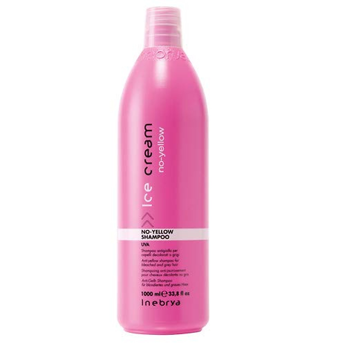 Inebrya Ice Cream No-Yellow UV shampoo 1000mL/ 33.8oz