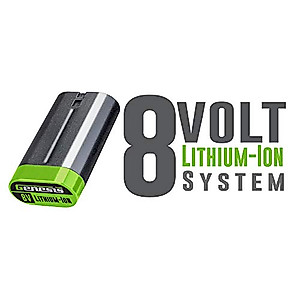 8V Lithium-Ion Cordless Oscillating Tool with Rechargeable Battery, Charger, 30mm Flush Cut Blade, Detail Sanding Pad, and 12 piece sandpaper assortment and Accessory Storage Box