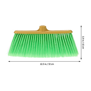 iplusmile Broom Head Replacement Broom Cleaning Head for Outdoor Indoor Courtyard Garage Kitchen Office Floor Broom Refill Head