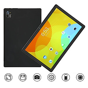 Gugxiom 2 in 1 Tablet 10.1 Inches, Android 11.0 Tablet, Keyboard and Mouse, Octa Core Processor, 12GB RAM 256GB ROM, IPS Display, Dual Cameras, Support for Android 11.0 Operating System (Black)