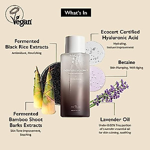 Haruharu Wonder Black Rice Hyaluronic Toner 10.1 fl.oz / 300ml | Face Moisturizer, Facial Toner for All Skin Types | Vegan, Cruelty Free, EWG-Green