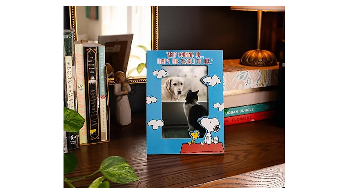 Peanuts Snoopy Woodstock Photo Frame - Officially Licensed, 4x6 Inches
