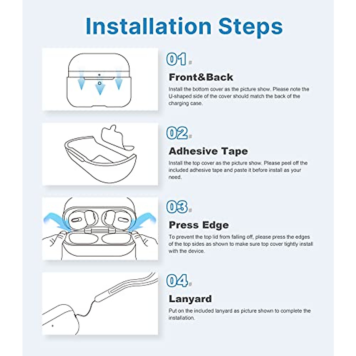 Valkit Compatible Airpods Pro 2nd Generation Case Clear, Soft TPU AirPods Pro 2 Case Transparent Protective Cover for Women Men Shockproof iPods Pro 2 Case Skin for Airpods Pro 2nd Gen 2023/2022