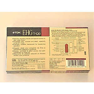 High Grade VHS Videotape Cassette, 6 Hours