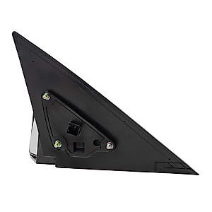 Brock Aftermarket Replacement Driver Left Power Mirror Paint to Match Black With Heat Compatible With 2006-2010 Hyundai Sonata