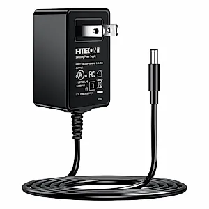 FITE ON 6V 2A [6 Volts 2 Amps] Adapter Power Supply AC to DC Plug 5.5 x 2.1mm & 2.5mm for 6volt 100mA 300mA 500mA 600mA 800mA 900mA 1000mA 1500mA 2000mA