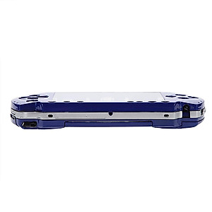 Pomya Full Housing Case Coverfor PSP, Replacement Anti-drop Shell Set with Buttons Kit for PSP 1000 Replacement Shell(Blue)