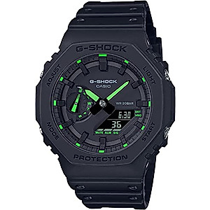G-Shock GA2100-1A3 Neon Accent Watch, Green