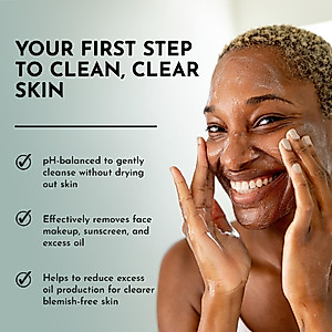 BOLDEN Skin Clarifying Cleanser | pH-balanced Foaming Gel Cleanser | Sulfate-free Cleanser for Oily and Blemish-prone Skin | 5.1 Fl Oz