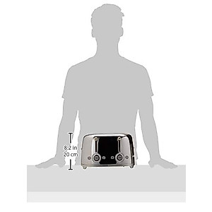 Smeg 50s Retro Line Chrome 4x4 Slot Toaster