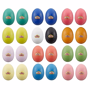 Play-Doh Eggs 24-Pack of Non-Toxic Modeling Compound for Kids 2 Years and Up for Party Favors, Easter Basket Stuffers, Pinata Toys, and More (Amazon Exclusive)