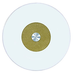 Lazy Susan Turntable Large Tempered Glass Turntable Dining Table Turntable 70-100cm Heavy Duty Lazy Susan Turntable with Alloy Bearing, Gold (Color : 7mm/0.3in, Size : 70cm/27.6in)