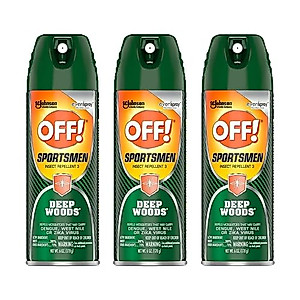 OFF! Deep Woods Sportsmen Insect Repellent II, 6 oz (Pack of 3)