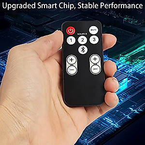 RE15031 Remote Control Compatible with Polk Audio Soundbar 6500BT 6500 6000 5000 3000 2000 4000 9000 SB5000IHT 6000 5000IHT 3000IHT 3000 ONE Step IHT3000 Replacement Controller with Batteries