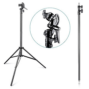 Neewer 13feet/390cm Two Way Rotatable Aluminum Adjustable Tripod Boom Light Stand with Sandbag for Studio Photography Video