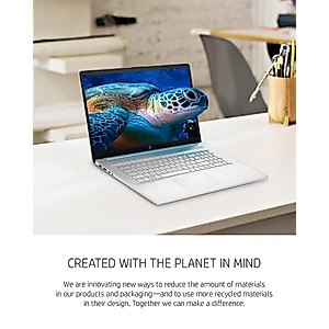 HP 17-inch Laptop, 11th Generation Intel Core i5-1135G7, Iris Xe Graphics, 8 GB RAM, 256 GB SSD, Windows 11 Home (17-cn0025nr,Natural Silver)