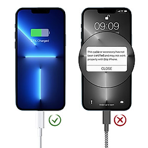 Marchpower iPhone Charger Cable MFi Certified Lightning Cable - 3Pack 3FT Fast Charging USB Cable Compatible iPhone Xs MAX XR X 8 8 Plus 7 7 Plus 6s 6s Plus 6 6 Plus and More