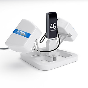 BAS-2003 LTE MiMO Indoor (TS9) 4G/LTE High Gain Signal Booster Antenna for USB dongle (not Included)