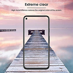 OMOTON [3 Pack] Screen Protector for Google Pixel 5 - Tempered Glass/Alignment Frame/Anti Scratch Screen Protector for Google Pixel 5