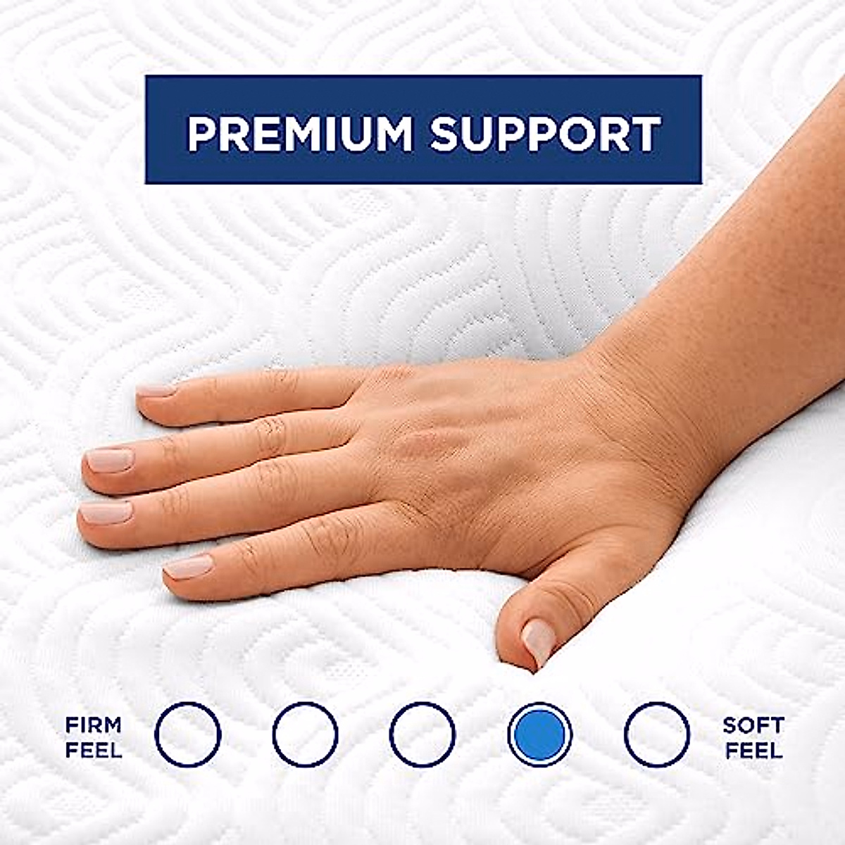 Tempur-Cloud 2-Inch Mattress Topper, Queen,White