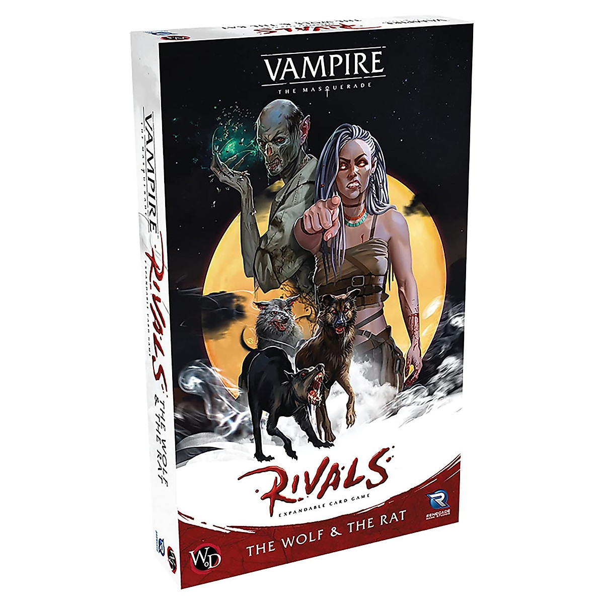 Renegade Games Studios Vampire: The Masquerade Rivals - The Wolf & The Rat Game Expansion - 2-4 Players, Ages 14+, 30-70 Min Game Play