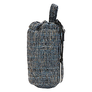 Dime Bags - Drawstring Tube, Padded Bag, 5 Compartments, w/Carabiner Loop, Convenient, Durable (Glass, 10")