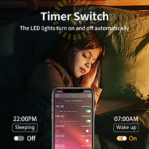 KEXU LED Lights for TV 9.84ft USB Led Strip Lights for 22-65 in TV LED Lights RGB Music Sync TV Backlights with APP Control LED Lights for Bedroom Décor