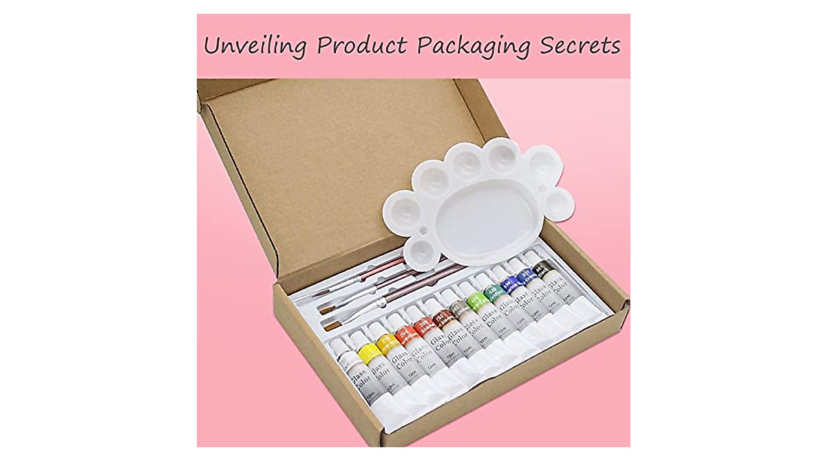 Colorful Stain Glass Paint Kit - 12 Vibrant Colors