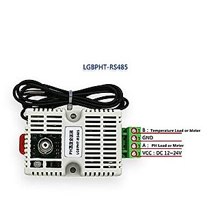 Jieotwice PH Temperature Transmitter Detection Sensor Module RS485/4-20mA/0-10V/0-5V Output with Electrode (0-10V)