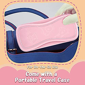 Toddler Utensils Kids Spoon and Fork Set 18/8 Stainless Steel Silverware BPA Free Cute Pig Child Flatware with Travel Case for Age 3+