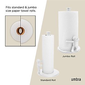 Umbra Buddy Paper Towel Holder, White