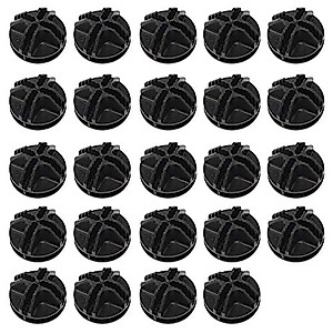 HONBAY 24PCS Wire Cube Plastic Connectors for Modular Storage Organizer Closet and Wire Shelving(Maximum Wire Diameter: 3.8mm)