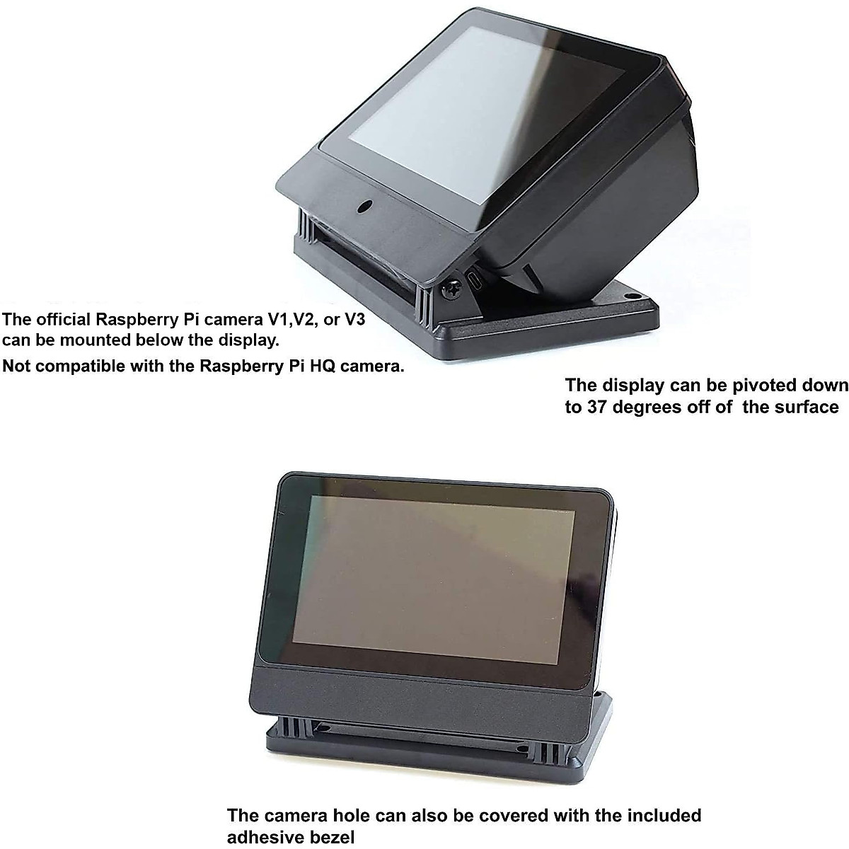 SmartiPi Touch Pro for Raspberry Pi 3,4, and 5 (Large - Without External Micro SD Card Access)