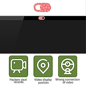 SOLUSTRE 10pcs Slide for Thin Pattern Blocker Ultra Pro Laptop Phone Blockers Camera Slider Privacy Tablet Webcam Cover Leopard Protection