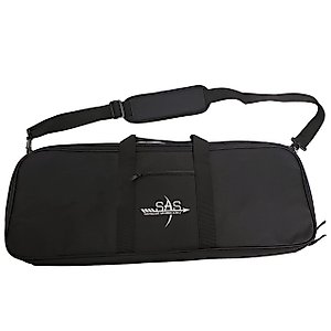 SAS Recurve Takedown Bow Case with Detachable Shoulder Sling and Pockets (Black)