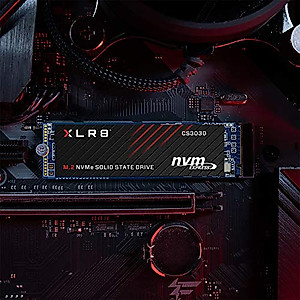PNY XLR8 CS3030 2TB M.2 PCIe NVMe Gen3 x4 Internal Solid State Drive (SSD), Read up to 3,500 - M280CS3030-2TB-RB