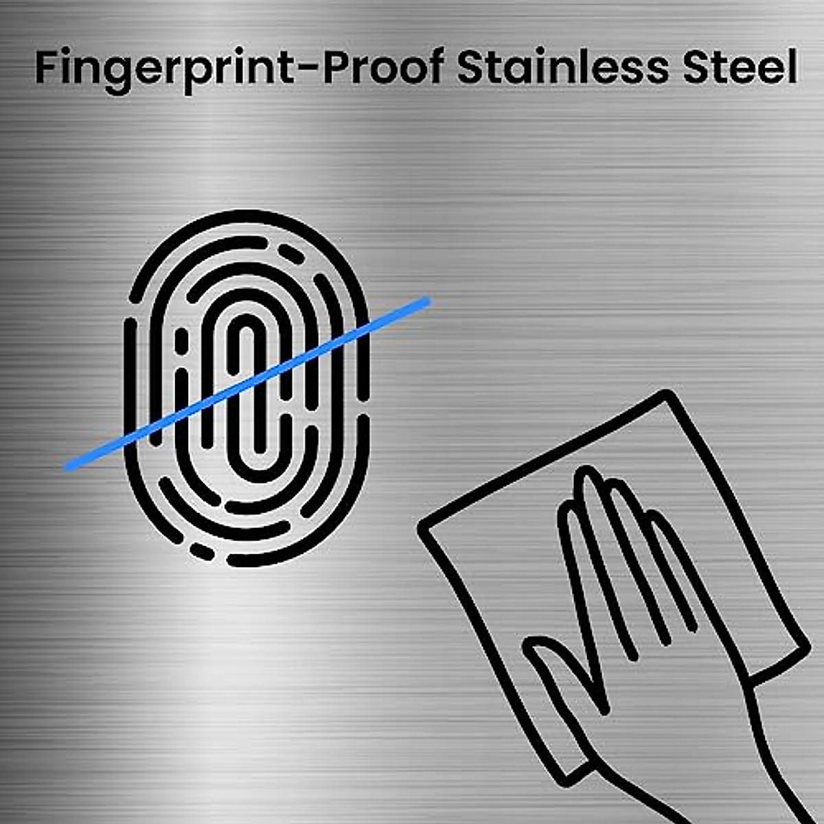 iTouchless PC05RSS Official AC Power Adapter Automatic Sliding Lid Trash Can 14 Gallon and Deodorizer Sensor Waste Bin 2.5 Gallon