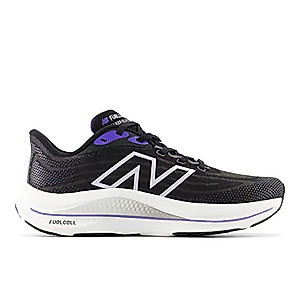 New Balance Women's WWWKELB1 Walking Shoe, Black/Electric Indigo/Grey Violet, 8