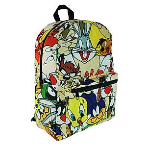 KBNL Looney Tunes Deluxe All Over Print Backpack - 64961,Multicolor