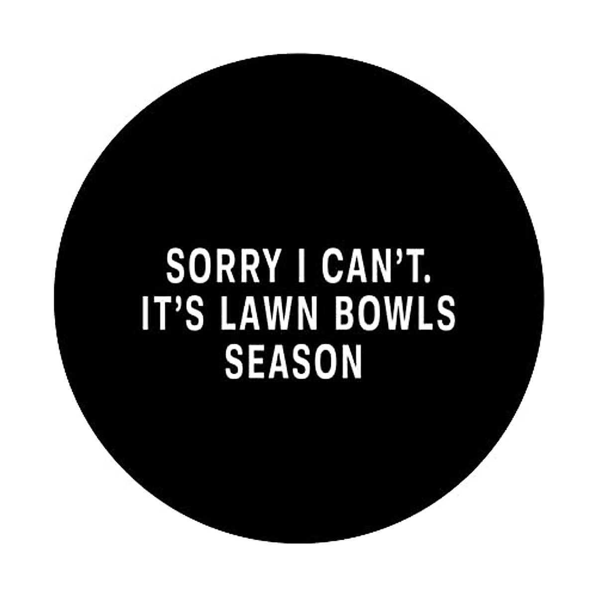Funny Lawn Bowls Idea For Women & Novelty Lawn Bowling PopSockets Swappable PopGrip