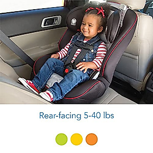 Cosco Empire All-in-One Convertible Car Seat, Extended Use All-in-One Car Seat: Rear-Facing 5-40 pounds, Forward-Facing Harness 22-50 pounds, and Belt-Positioning 40-80 pounds, Spring Petals