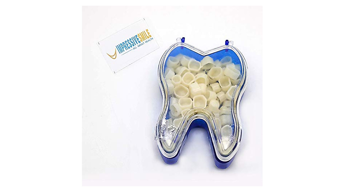 100 PCS Mixed Dental Temporary Crown Kit - Fast Placement