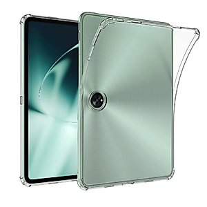 Zeking for OnePlus Pad (2023) Case, Crystal Clear Transparent Reinforced Corners TPU Shock-Absorption Flexible Case Cover for OnePlus Pad 11.61"(2023) (Clear)