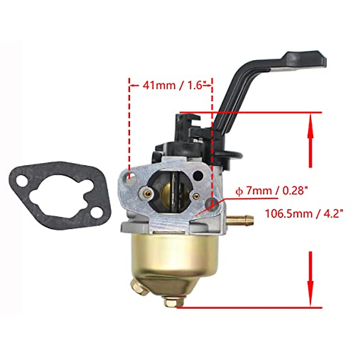 Fullas Huayi P19-1 Carburetor Compatible with Honda Generac Champion Predator 3000W 3500W 4000W Generator Powered by GX200 196cc 208cc 212cc 223cc OHV Engine