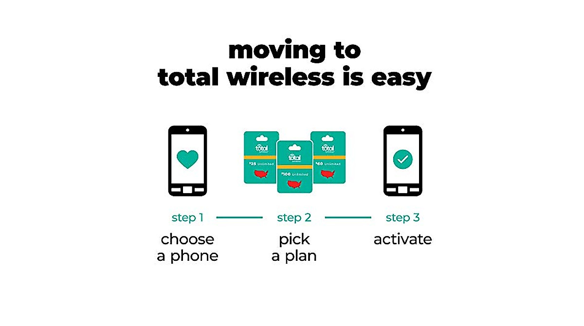 Total Wireless TCL A2X Smartphone - 6.22" Display, 32GB