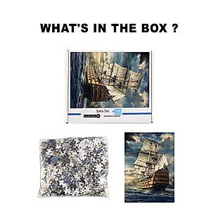 Dxles 1000 Piece Jigsaw Puzzle, The Great Voyage Puzzle for Adults and Kids Children Educational Toys (The Great Voyage)