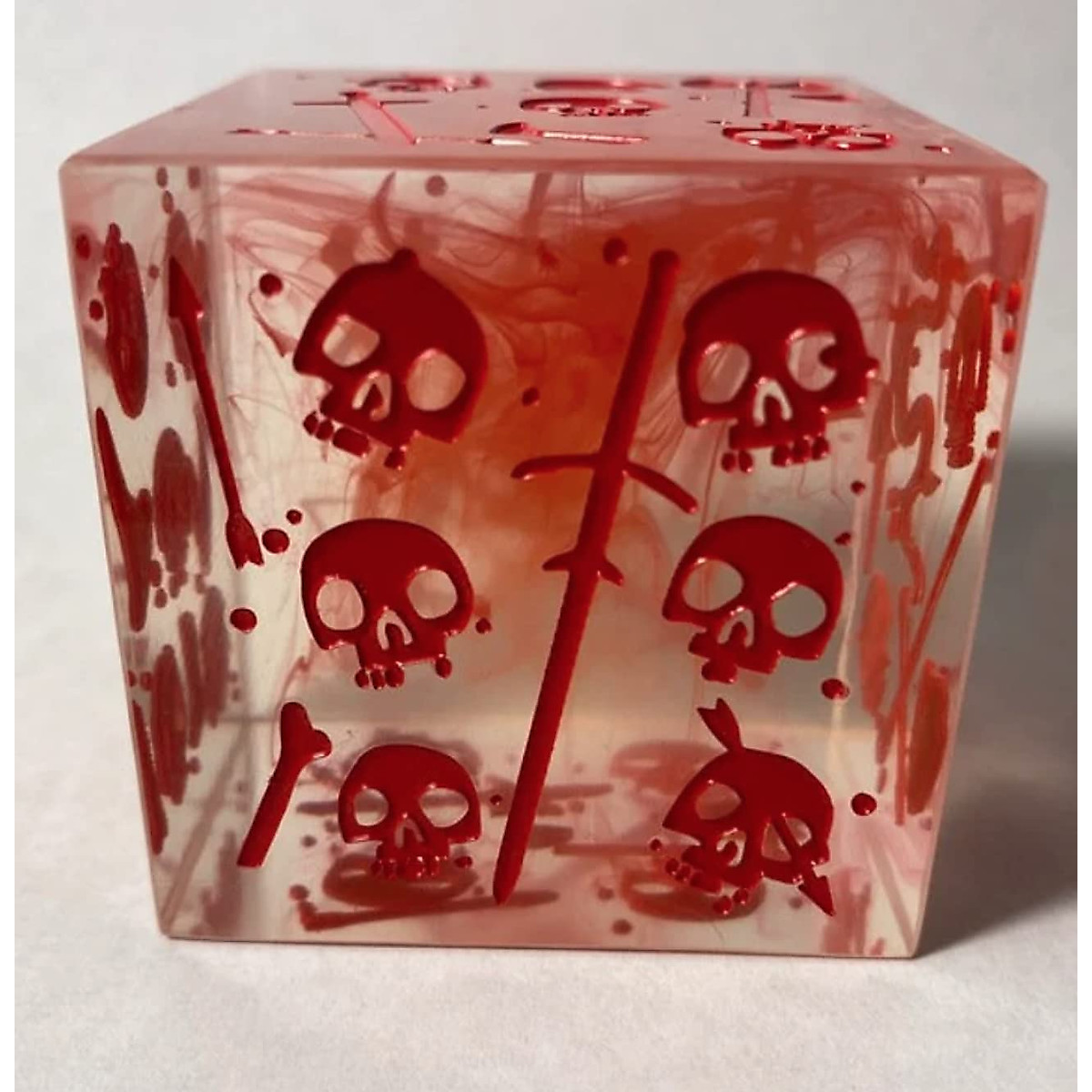 2 Massive Gelatinous Cubes Dice Pair / Mini by Severed Books