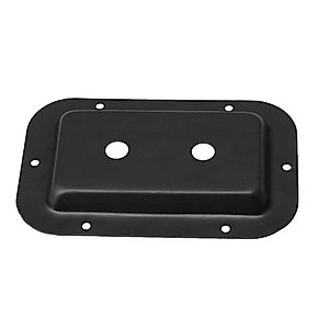 logyues 1/4" Steel Headphone Jack Plate Socket Clip for Speaker Cabinets Black